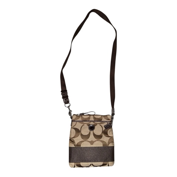 Coach | Bags | Coach Legacy Signature Stripe Swingpack Crossbody | Poshmark